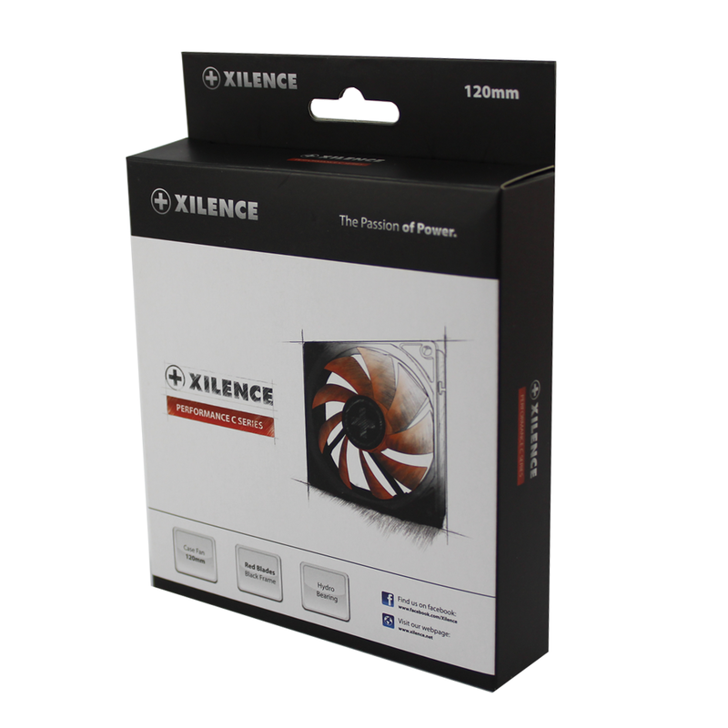 Xilence - XF039 XPF120.R Gehäuselüfter 120 x 120 x 25, Performance C ...